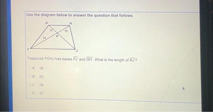 Solved Use the diagram below to answer the question that | Chegg.com