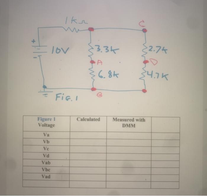 Solved LAB 6: Series-Parallel Networks and Reference Voltage | Chegg.com
