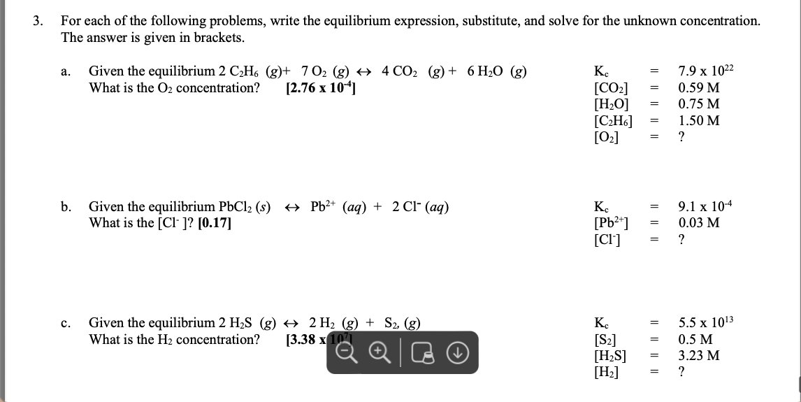 Solved For each of the following problems, write the | Chegg.com
