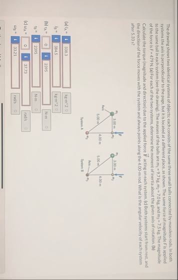 Solved A 12.0 - ﻿m length of hose is wound around a reel, | Chegg.com