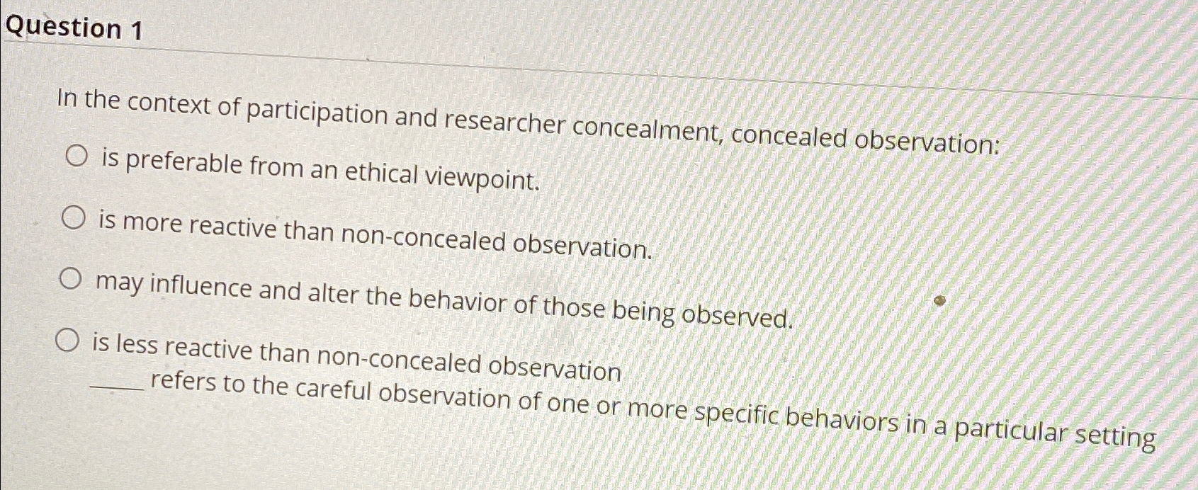 Solved Question 1In the context of participation and | Chegg.com