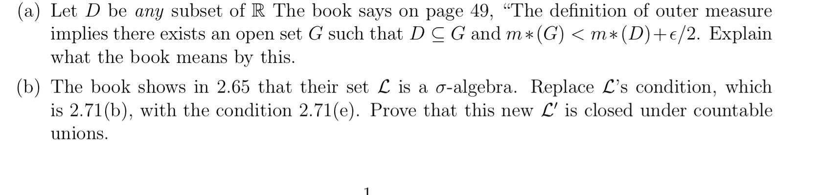 Solved BOOK: Measure Integration & Real Analysis, AXLER(a) | Chegg.com