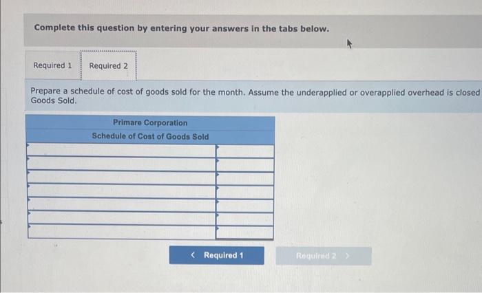 Solved Exercise 3-3 (Algo) Schedules of Cost of Goods | Chegg.com