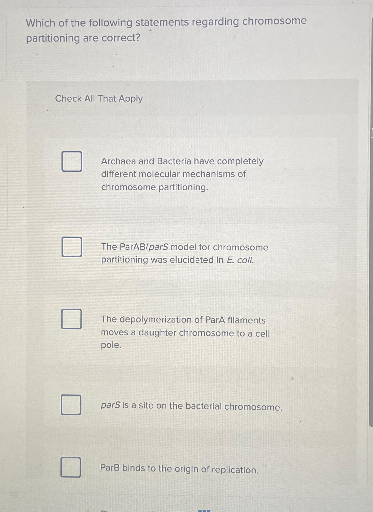 Solved Which of the following statements regarding | Chegg.com