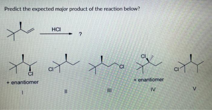Solved Predict the expected major product(s) of HBr addition | Chegg.com