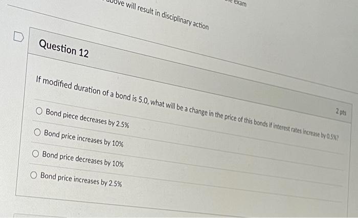 Solved Question 11 Fill in the blank. When yields bond | Chegg.com