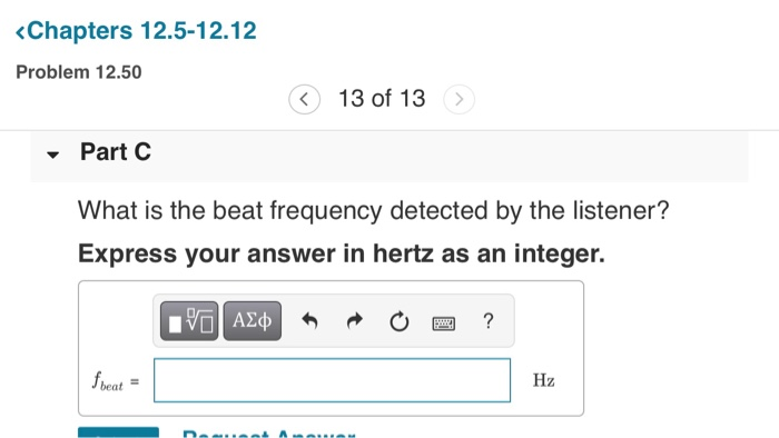 Solved Two train whistles, A and B, each have a frequency of | Chegg.com