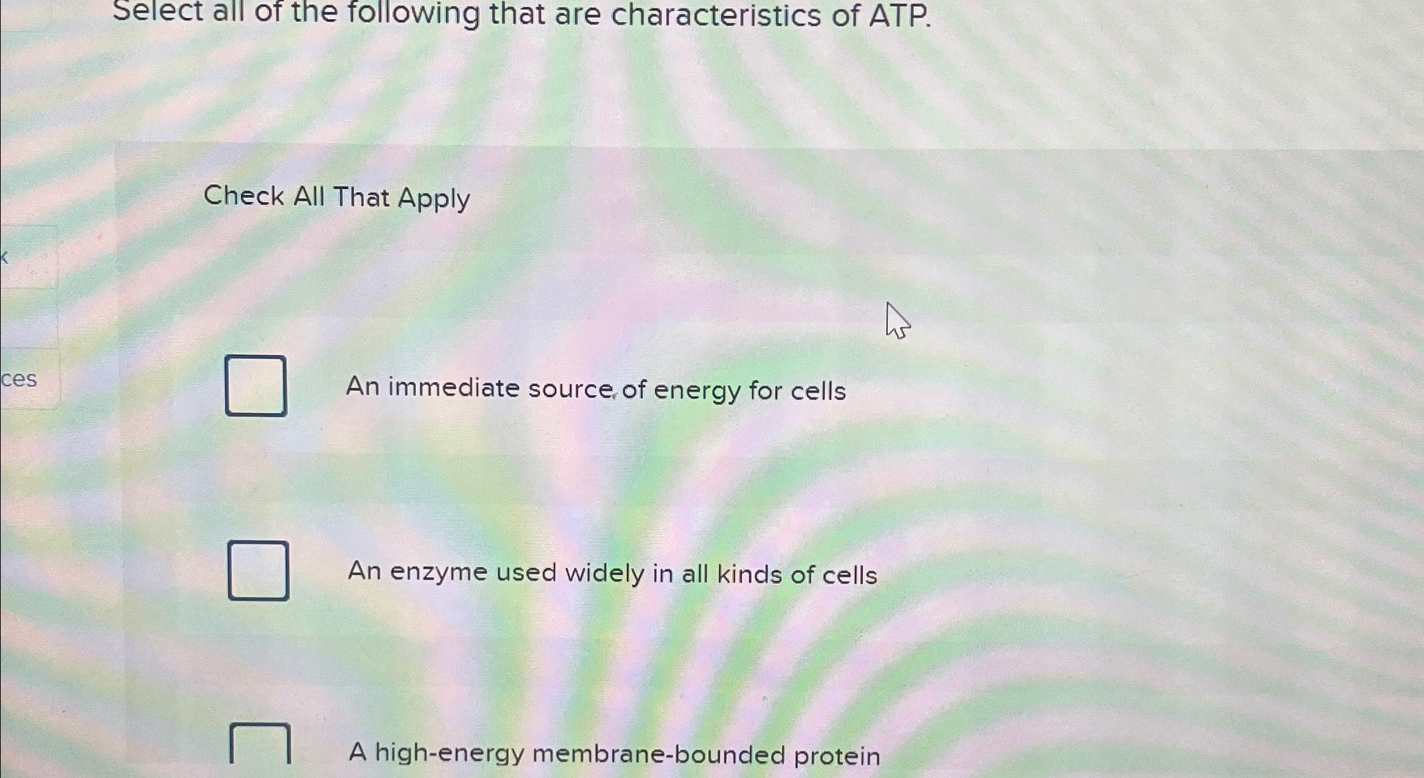 Solved Select all of the following that are characteristics | Chegg.com