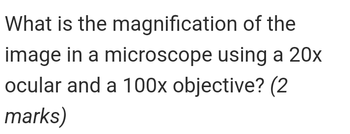 Solved What is the magnification of the image in a | Chegg.com