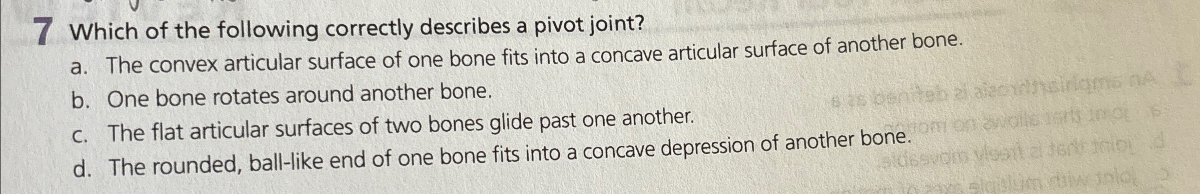 Solved 7 ﻿Which of the following correctly describes a pivot | Chegg.com