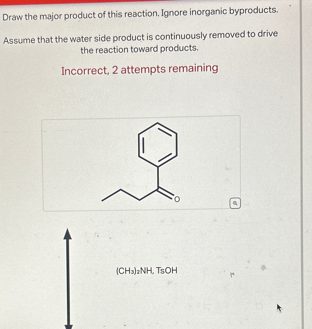 Solved Draw the major product of this reaction. Ignore | Chegg.com