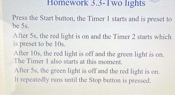 Solved Press the Start button, the Timer 1 starts and is | Chegg.com