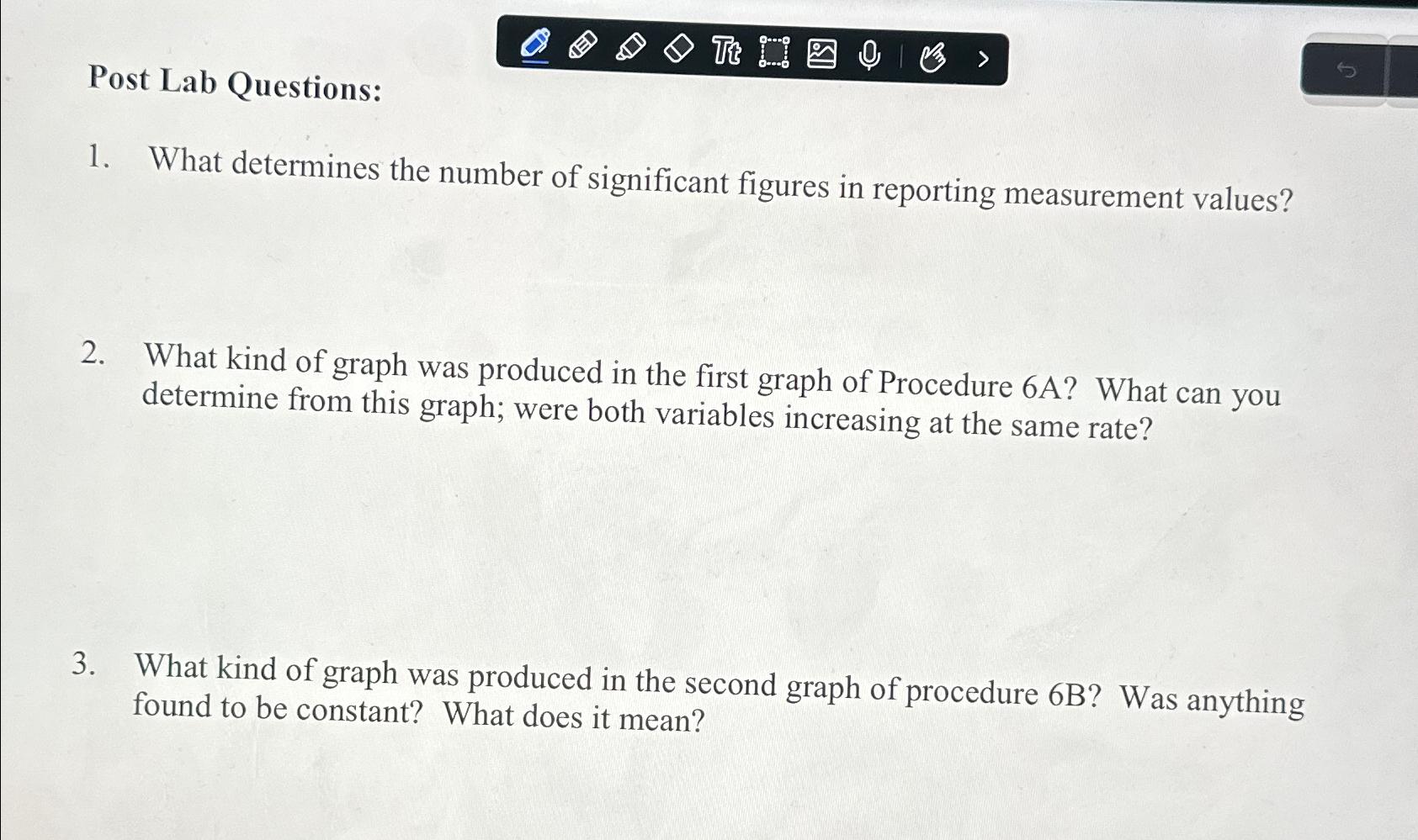 Solved Post Lab Questions:What determines the number of | Chegg.com
