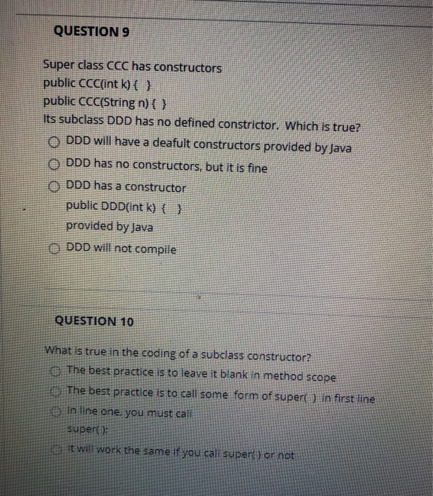 Solved QUESTION 4 LionCub is a subclass of Lion. Write the | Chegg.com