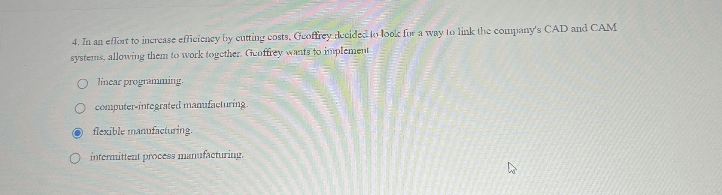 Solved In an effort to increase efficiency by cutting costs, | Chegg.com