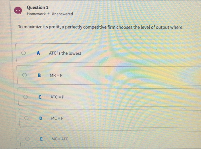 Solved Question 1 Homework Unanswered To maximize its | Chegg.com