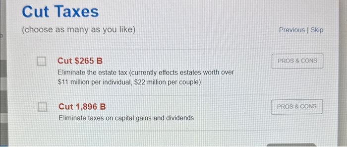 3. Complete the "Federal Budget Challenge" at the | Chegg.com