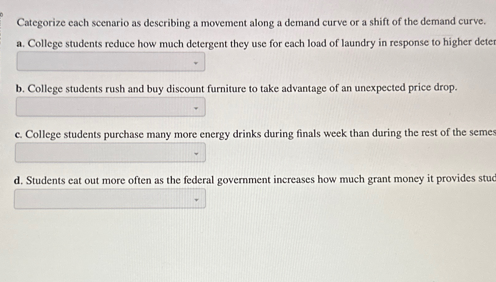 Solved Categorize each scenario as describing a movement | Chegg.com Solved Categorize each scenario as describing a movement | Chegg.com