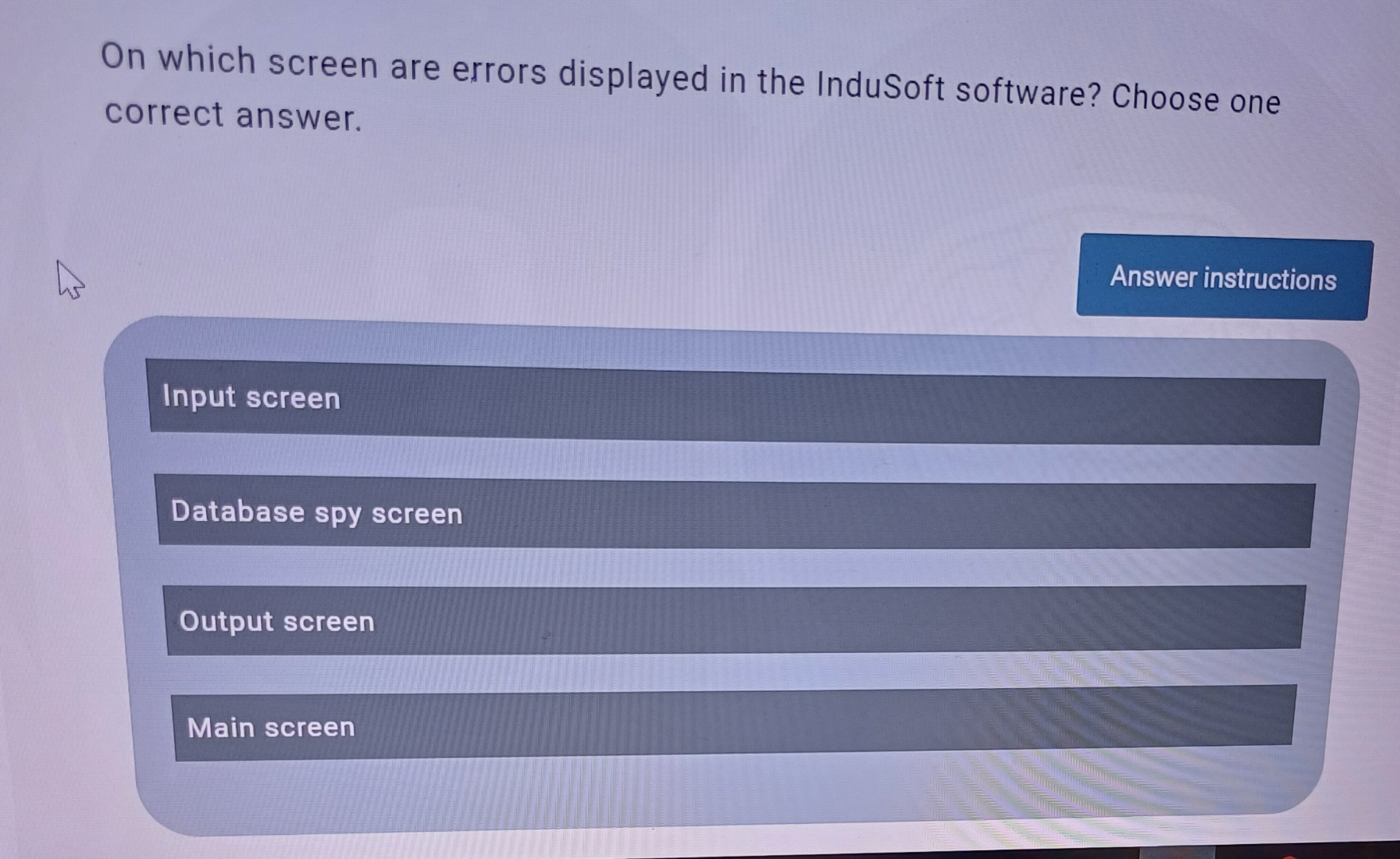 High Quality SOLUTION On which screen are errors displayed in the InduSoft | Chegg.com