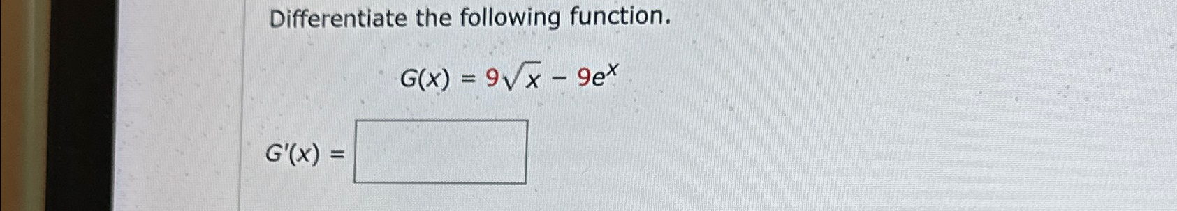 Solved Differentiate the following | Chegg.com