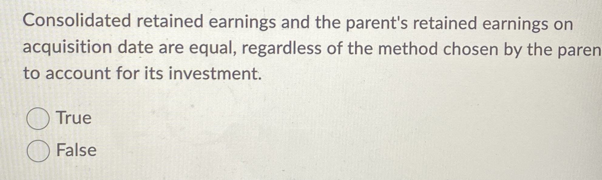 Solved Consolidated retained earnings and the parent's | Chegg.com