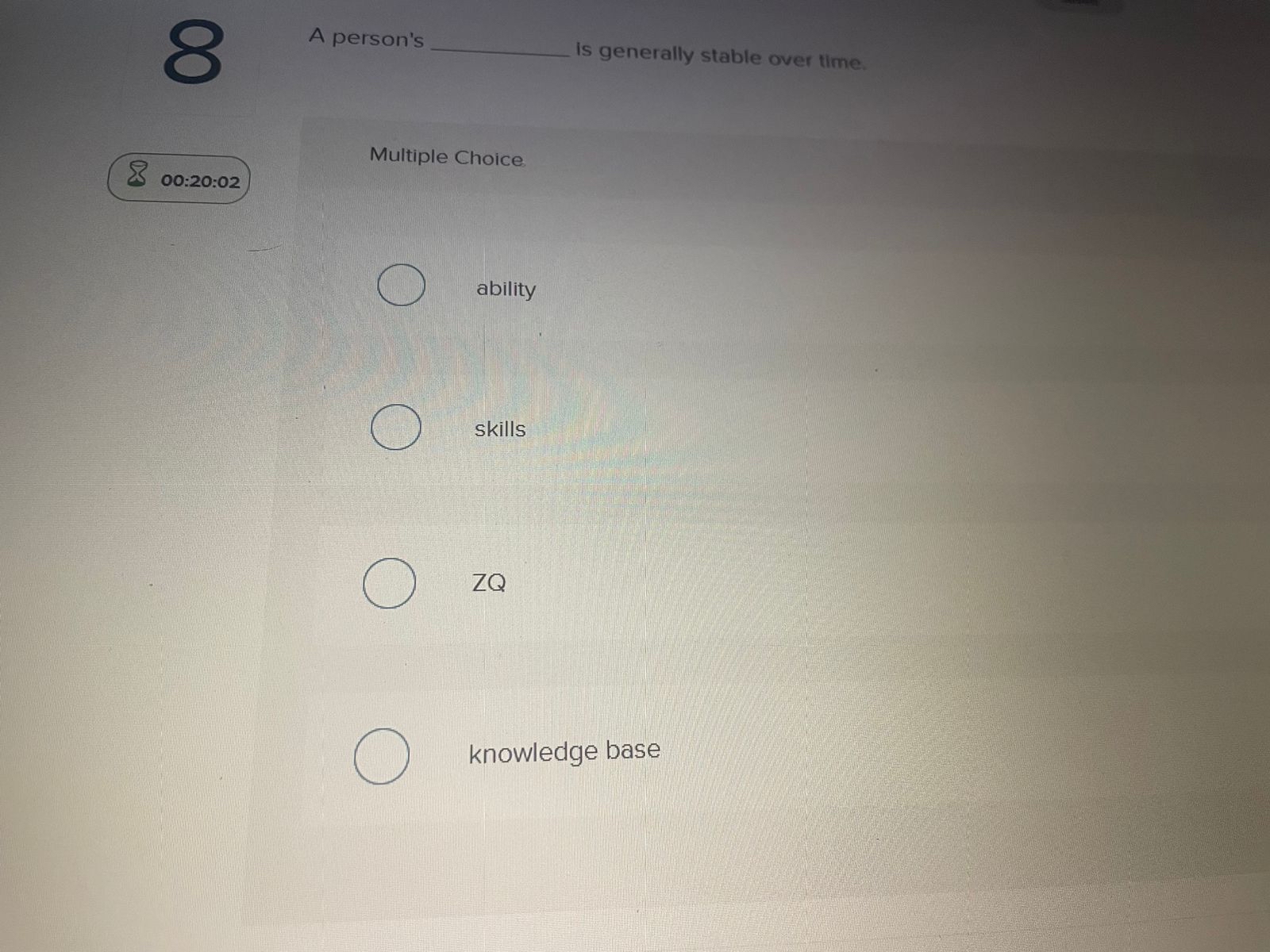 High Quality SOLUTION A person's ﻿Is generally stable over time.Multiple | Chegg.com
