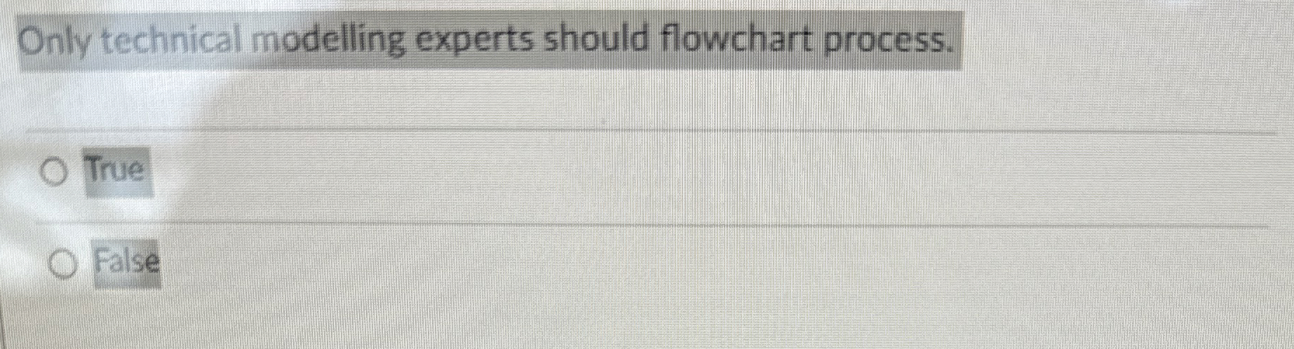 Solved Only technical modelling experts should flowchart | Chegg.com