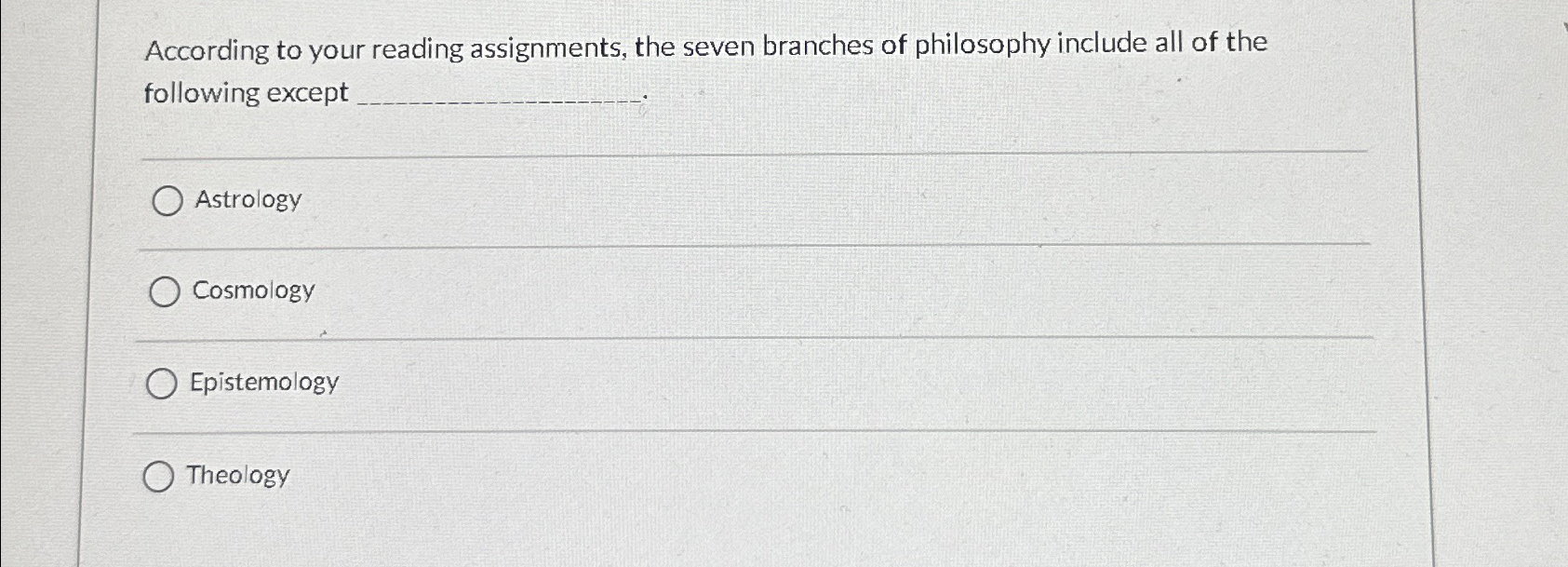 Solved According to your reading assignments, the seven | Chegg.com