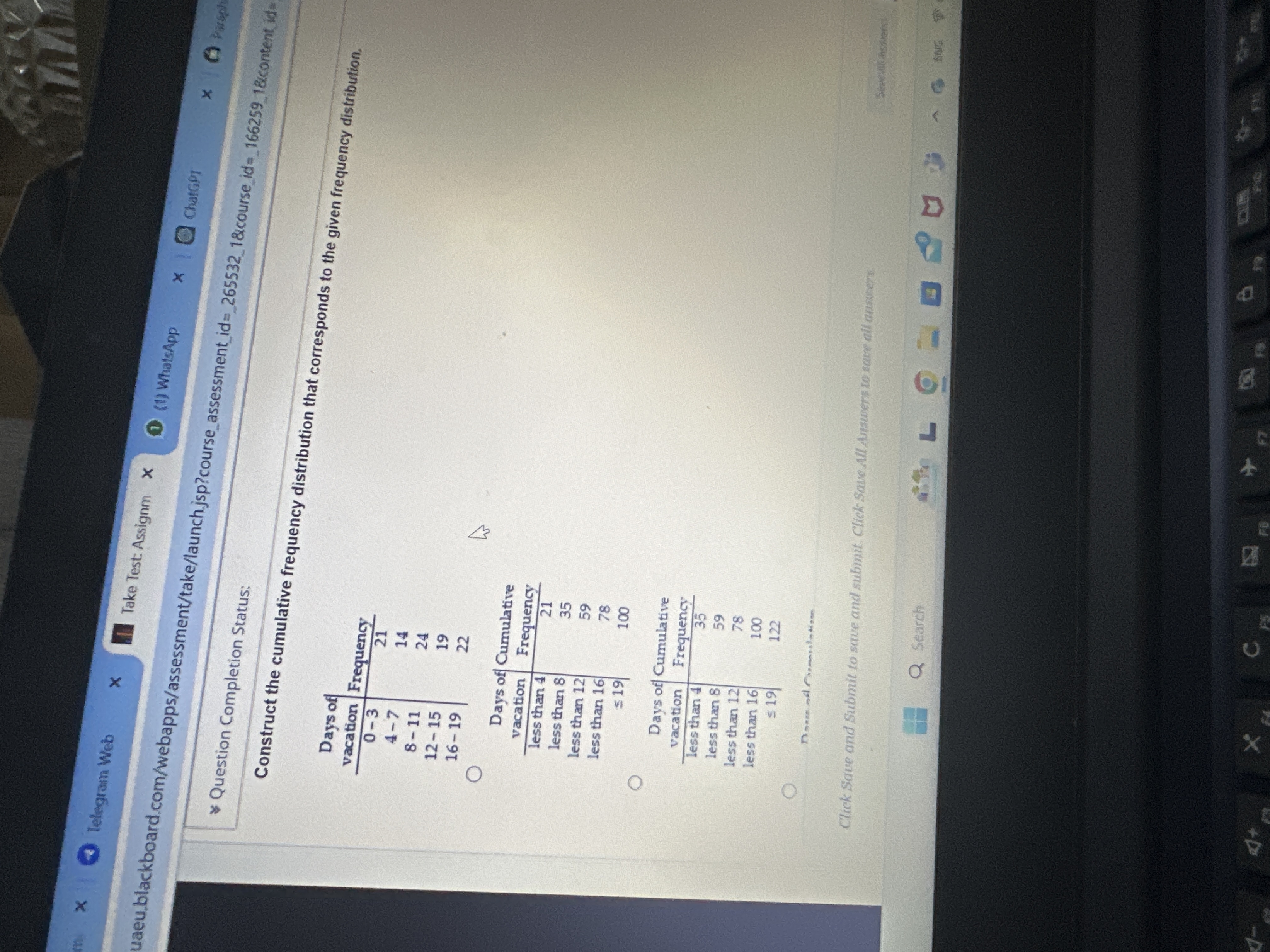 Solved Construct the cumulative frequency distribution that | Chegg.com