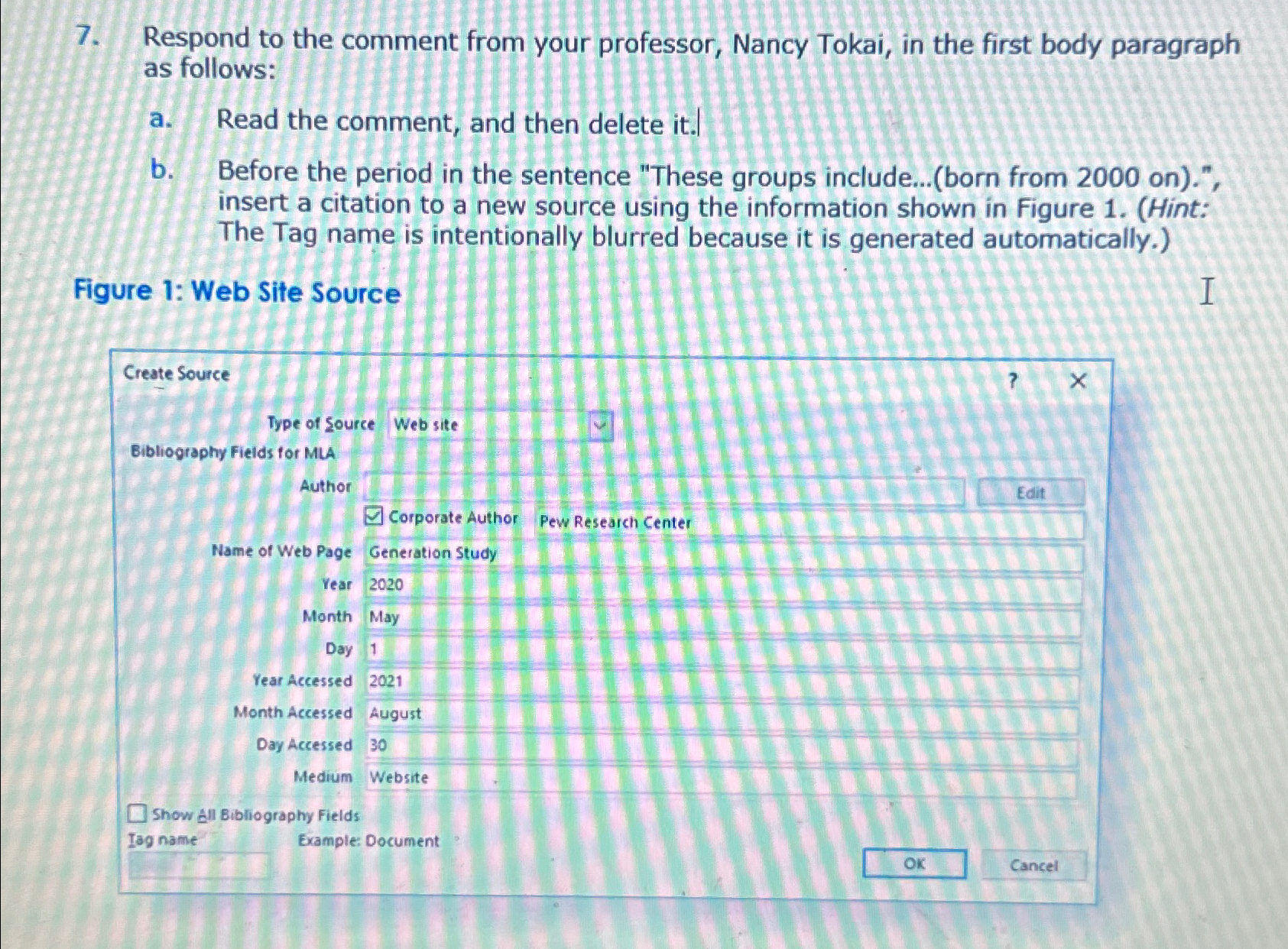 Solved Respond to the comment from your professor, Nancy | Chegg.com