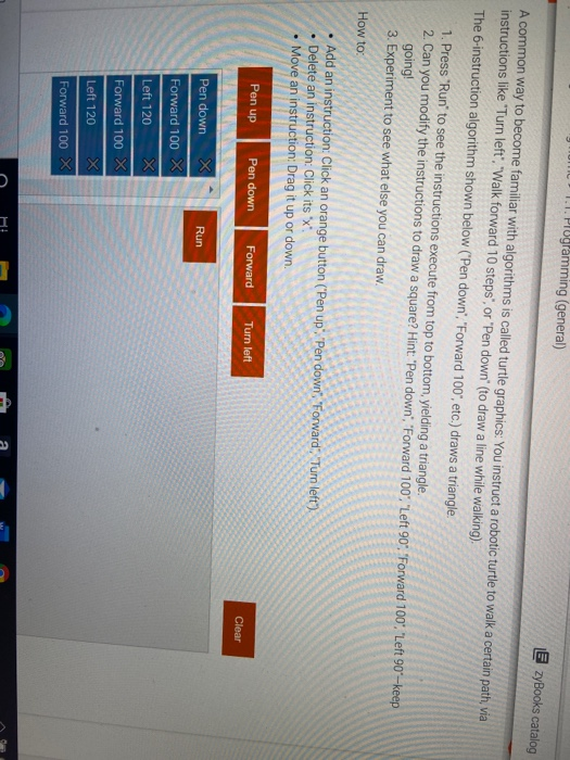 Solved 1 1.1. Programming (general) zyBooks catalog A common | Chegg.com