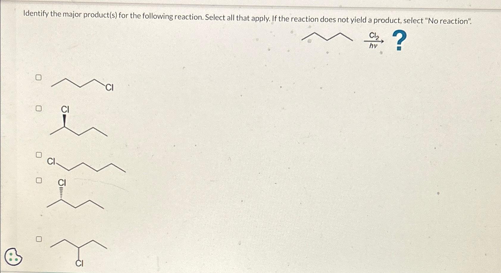 Solved Identify the major product(s) ﻿for the following | Chegg.com