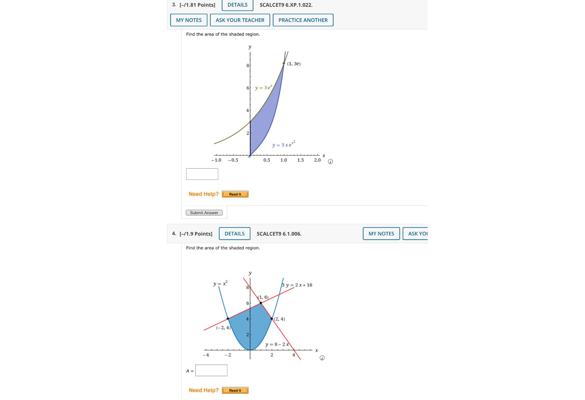 Solved \table[[3. [-/1.81 | Chegg.com