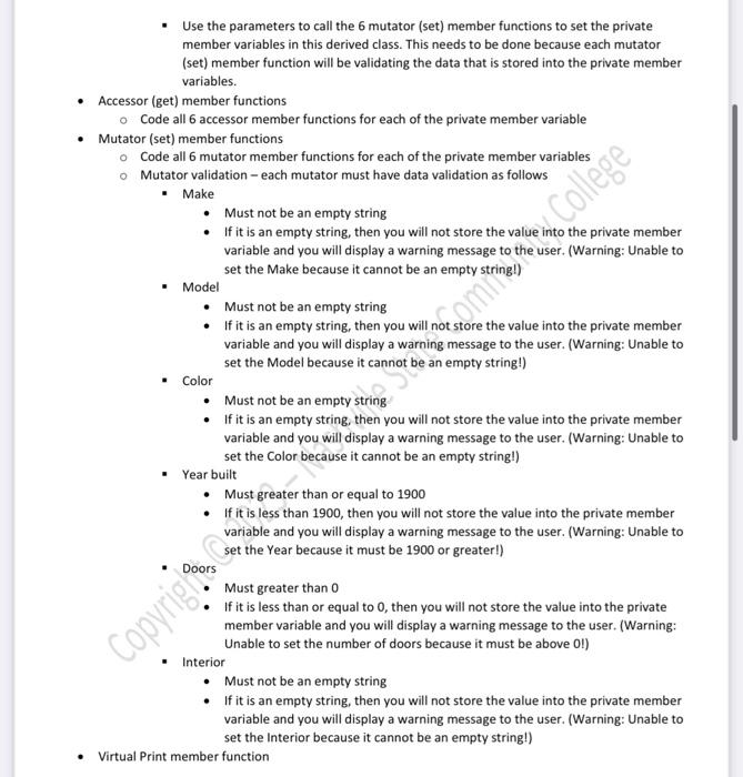 Solved In this project you will create a program that will | Chegg.com