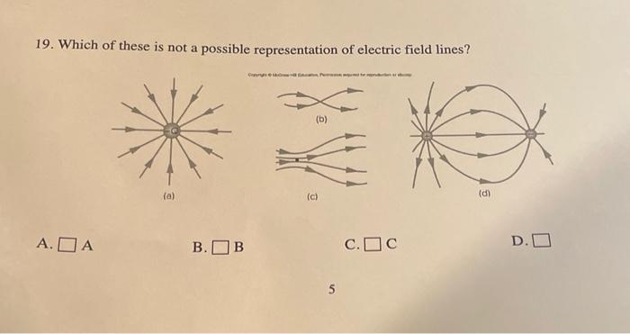 Solved 19. Which of these is not a possible representation | Chegg.com