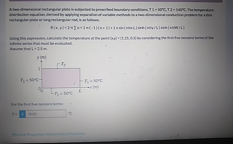 Solved A two-dimensional rectangular plate is subjected to | Chegg.com