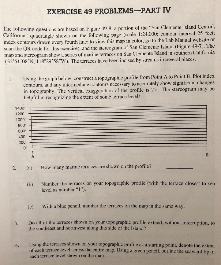 Solved EXERCISE 49 ﻿PROBLEMS-PART IVThe following questions | Chegg.com