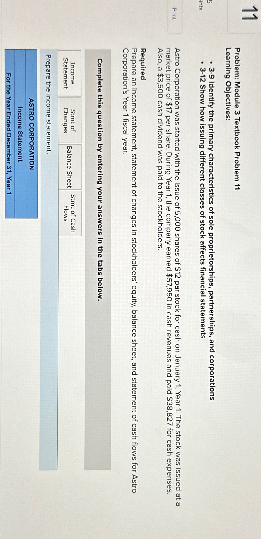 Solved 11problem Module 3 ﻿textbook Problem 11learning 5126