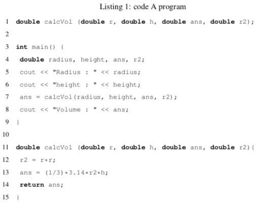 Solved A programmer was asked to create a program to | Chegg.com