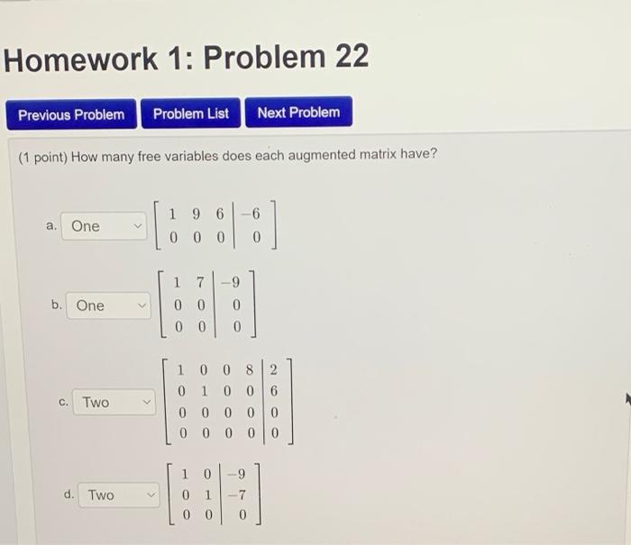 Solved Homework 1 Problem 25 Previous Problem Problem List