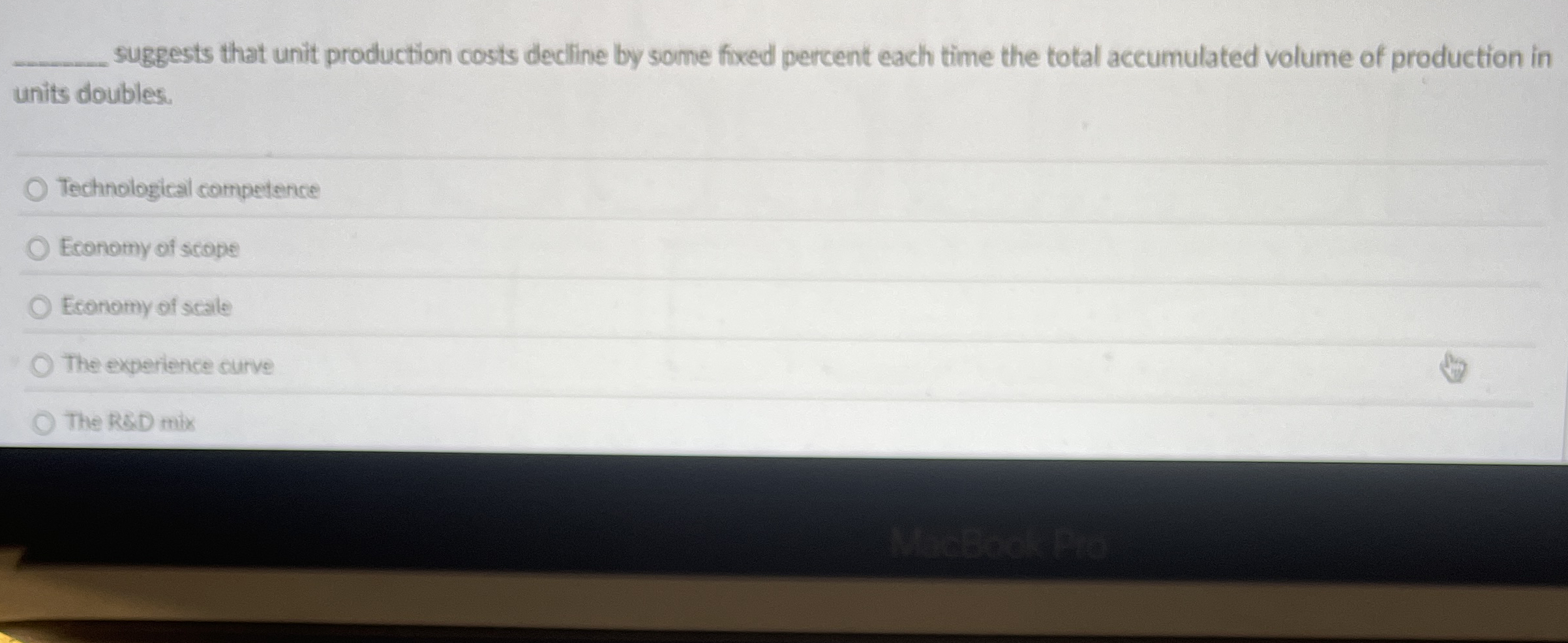 High Quality SOLUTION suggests that unit production costs decline by some | Chegg.com