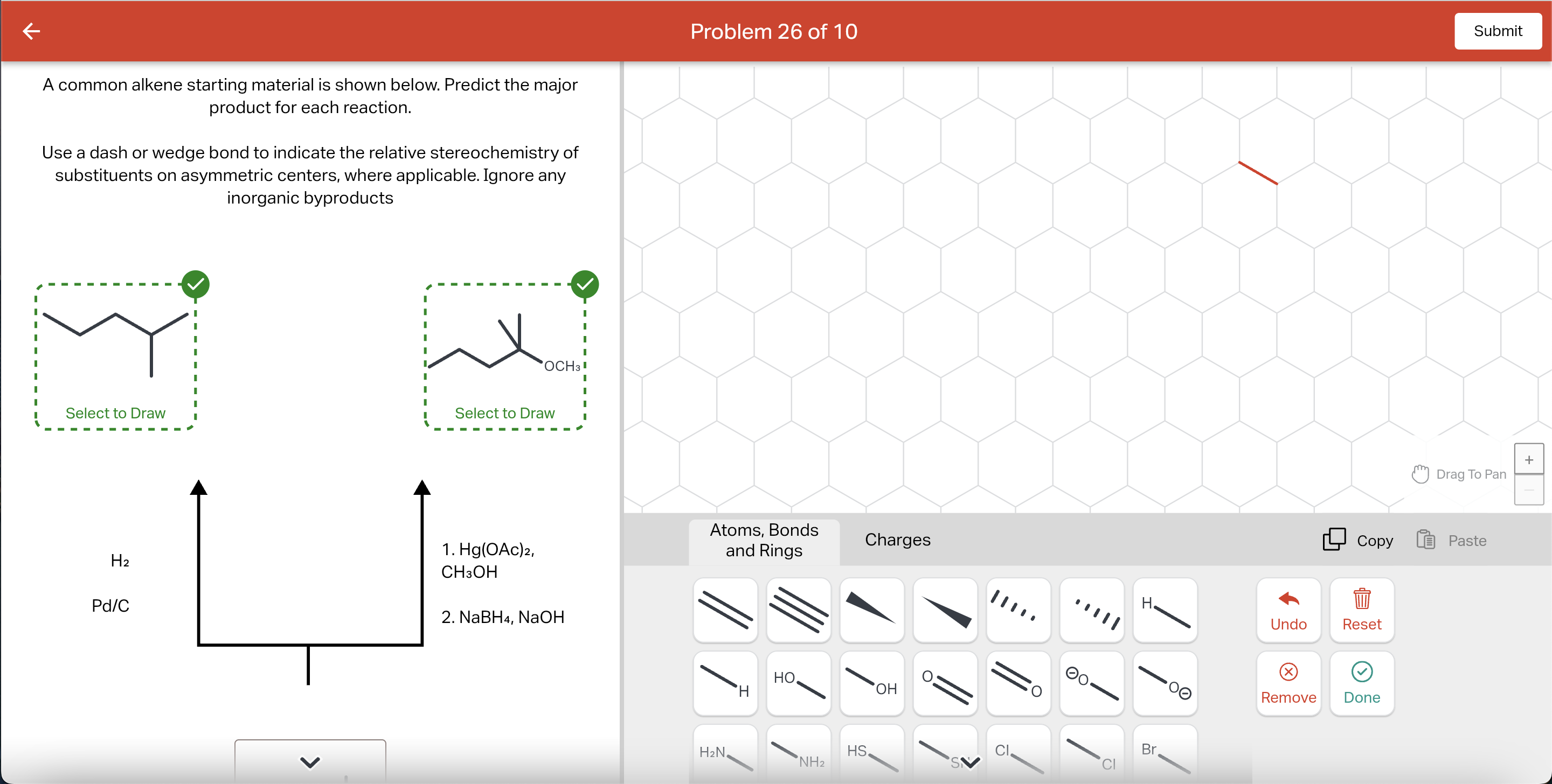 Solved PLEASE DRAW IT A common alkene starting material is | Chegg.com
