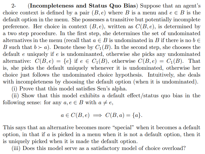 Solved Suppose that an agent’s2- (Incompleteness and Status | Chegg.com