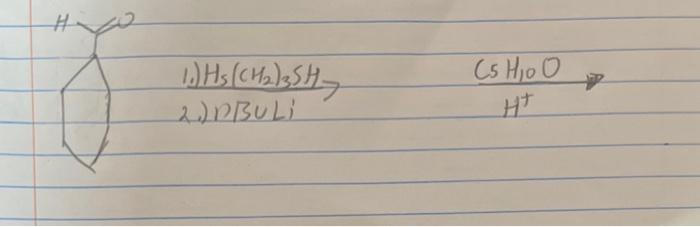 Solved 2.) PBULi 1.) H5(CH2)3SHH>H+CSH10O1.) C3H8 S2 2.) | Chegg.com