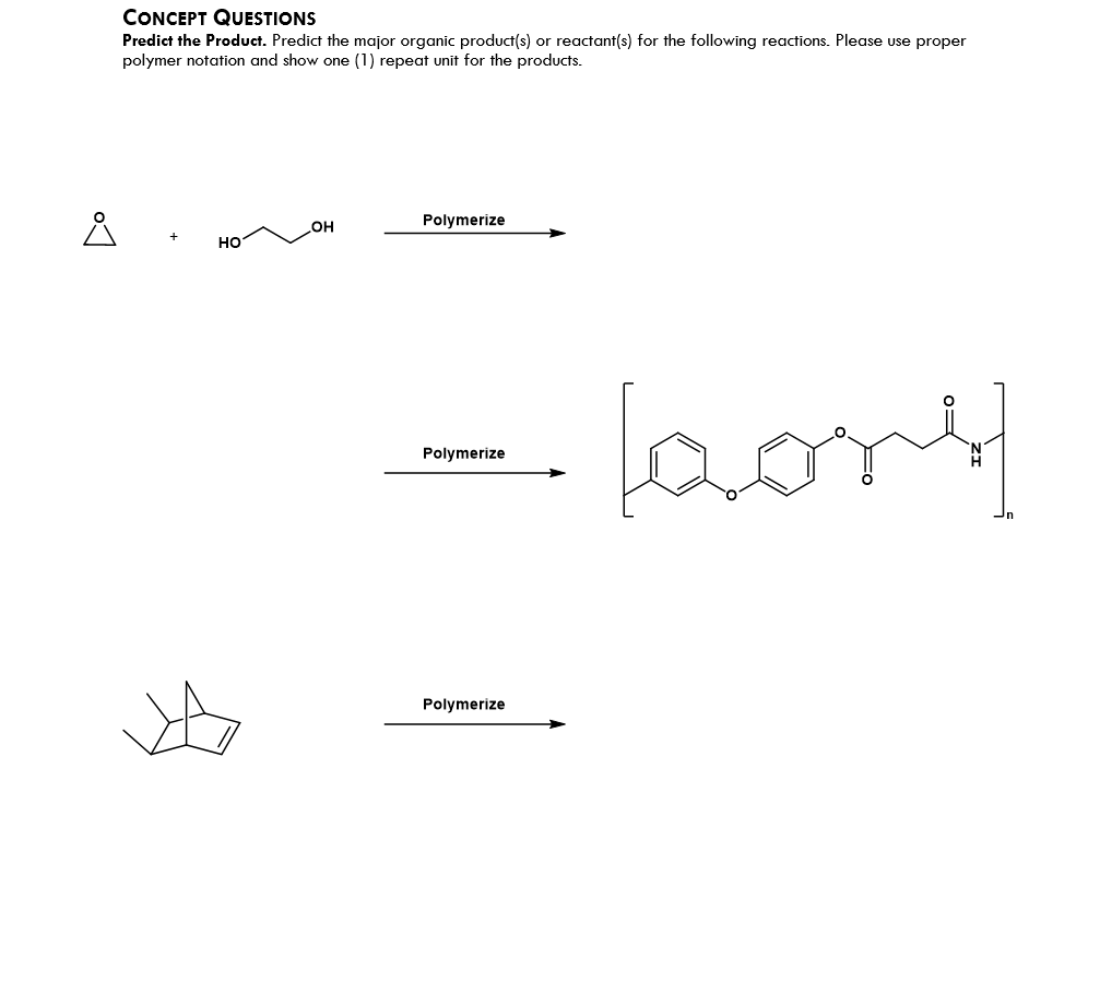 Solved Concept QuestionsPredict the Product. Predict the | Chegg.com