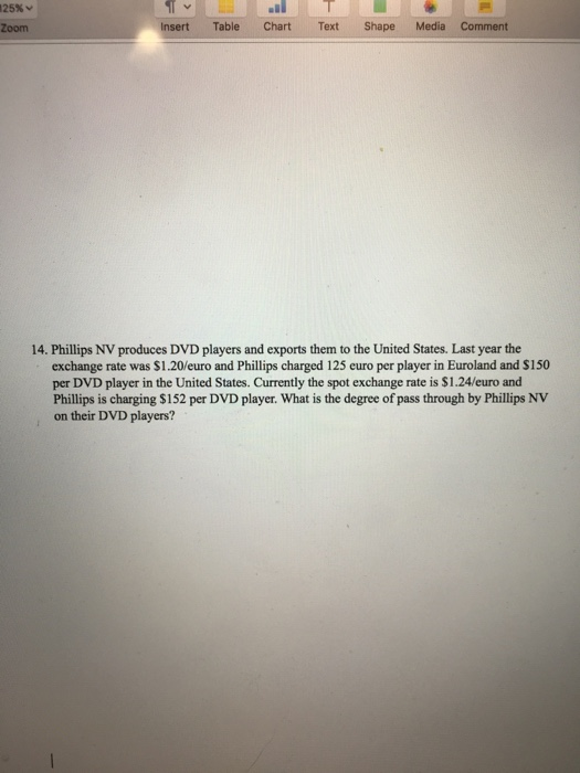 Solved 125% Zoom Insert Table Chart Text Shape Media Comment | Chegg.com