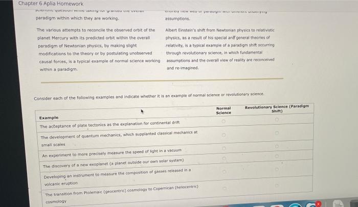 Solved Chapter 6 Aplia Homework LICH UMIE LODGE paradigm | Chegg.com