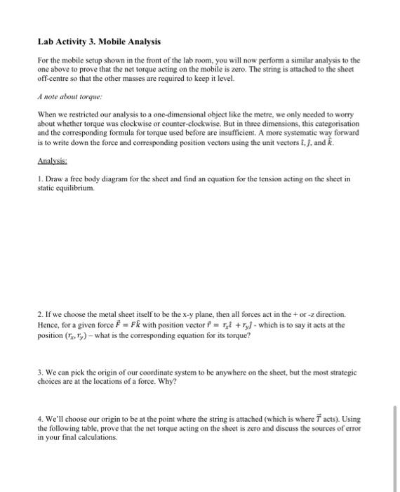 Solved Lab Activity 3. Mobile Analysis For the mobile setup | Chegg.com