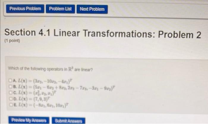 Solved Previous Problem Problem List Next Problem Section 