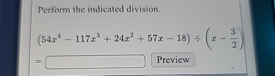 Solved Perform the indicated | Chegg.com